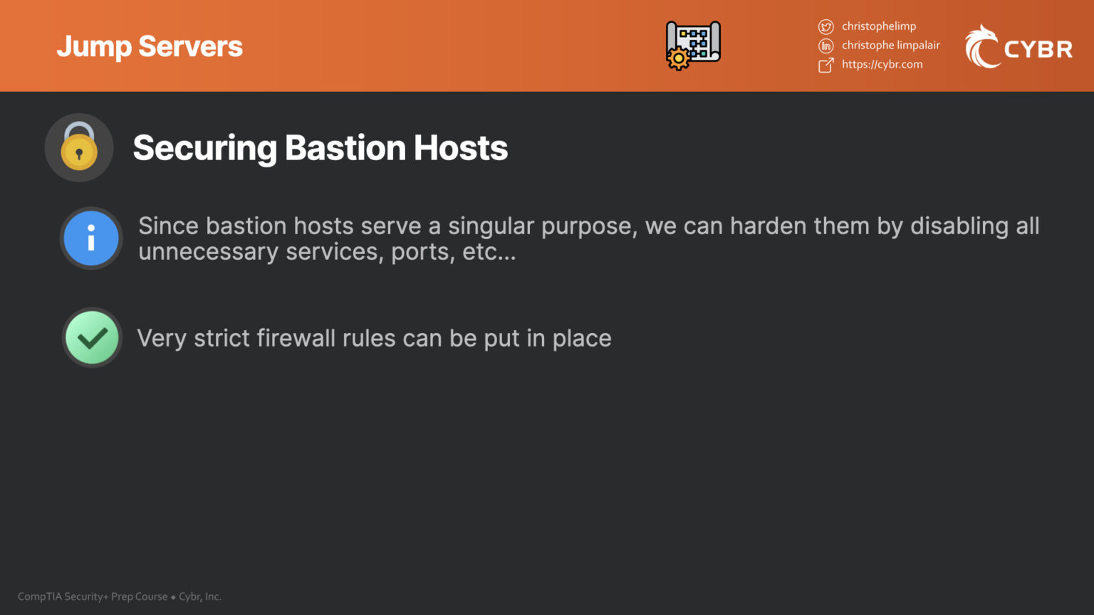 Jump servers (aka bastion hosts) - SY0-701 CompTIA Security+